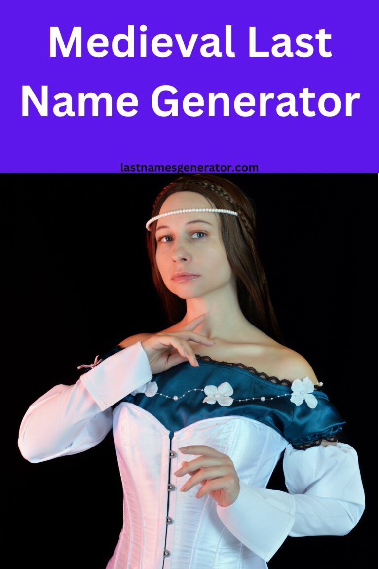 Last Names Generator - Free Last Names Generator